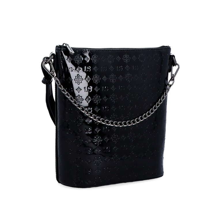 Kabelka s perforací a řetízkovým popruhem Famito 4263 C | ObuvZóna.cz